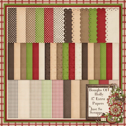 The Magic of Christmas Digital Scrapbooking Kit 13 Papers - Etsy