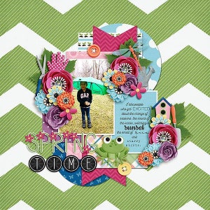 Spring is Here 12x12 Digital Scrapbook Kit - Etsy