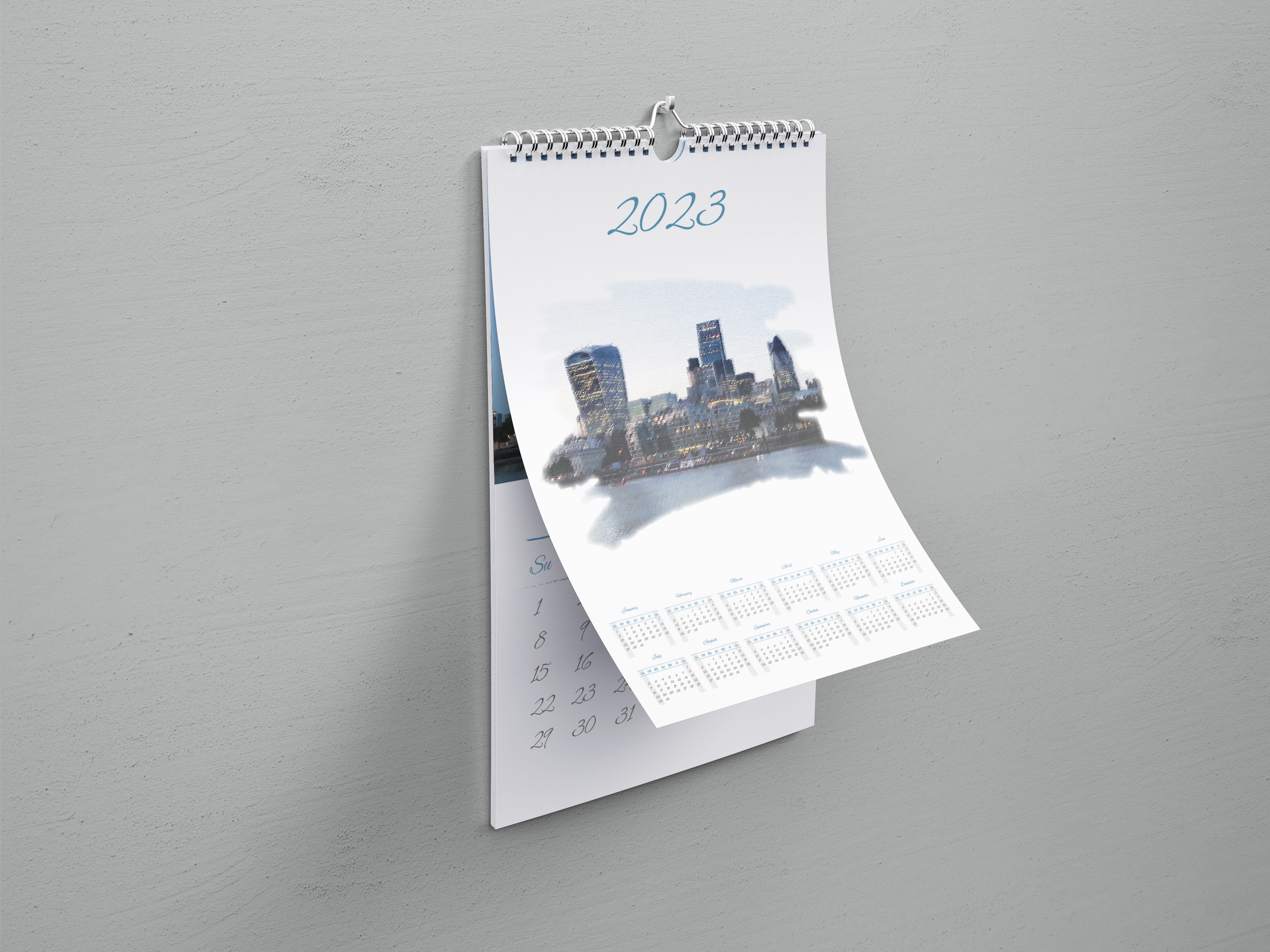 Make Your Own Calendar Instant Download 2023 Wall A3 Calendar, Editable ...
