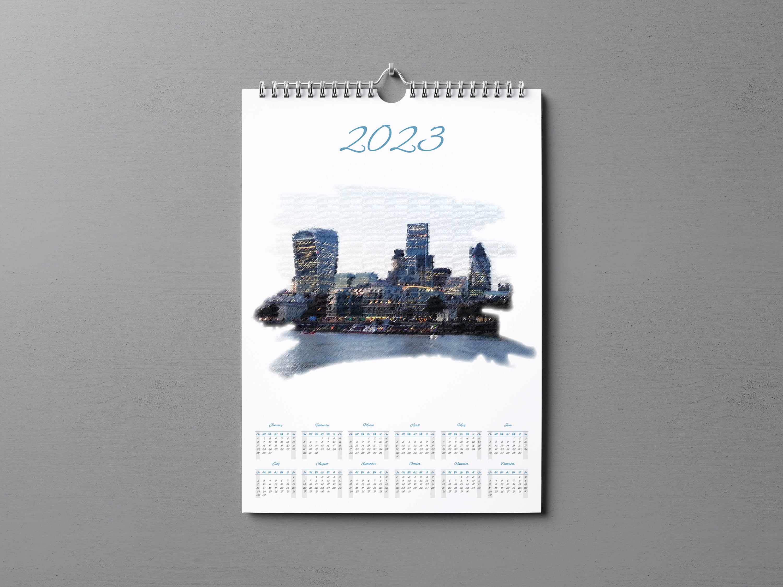 Make Your Own Calendar Instant Download 2023 Wall A3 Calendar, Editable ...