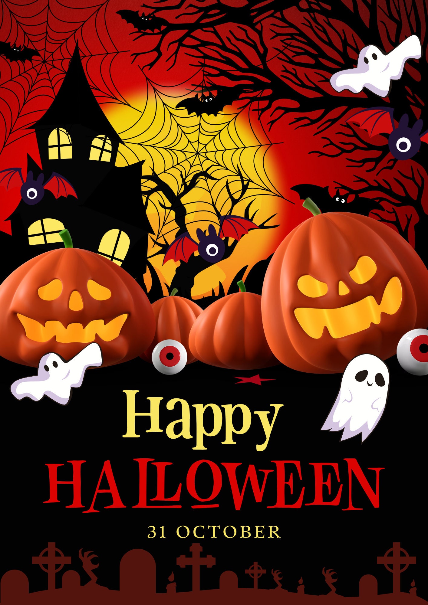 Halloween Posters for Pubs Events Management Private Halloween Parties ...