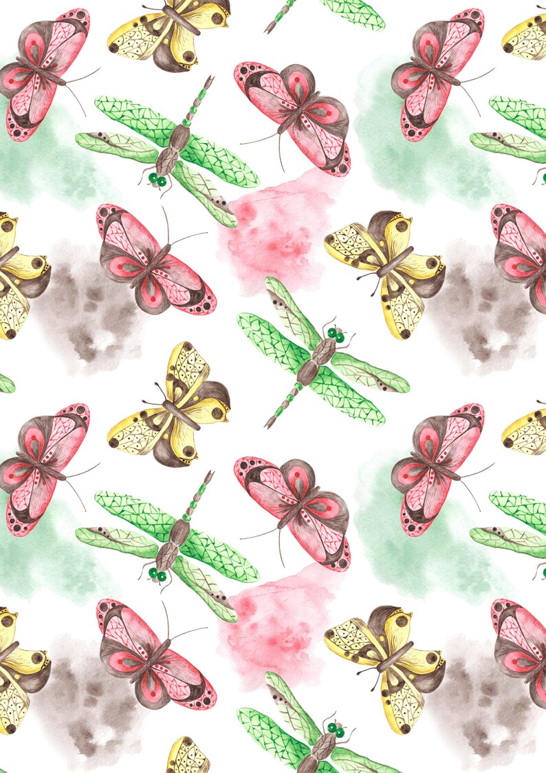 Scrapbooking Vintage Digital Download Butterflies With Vintage ...