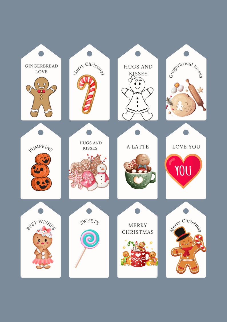 Gingerbread Tags Gingerbread Love Handmade Gifts Scrapbooking Crafting ...