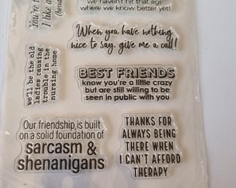 Best Friends Stamp | Etsy