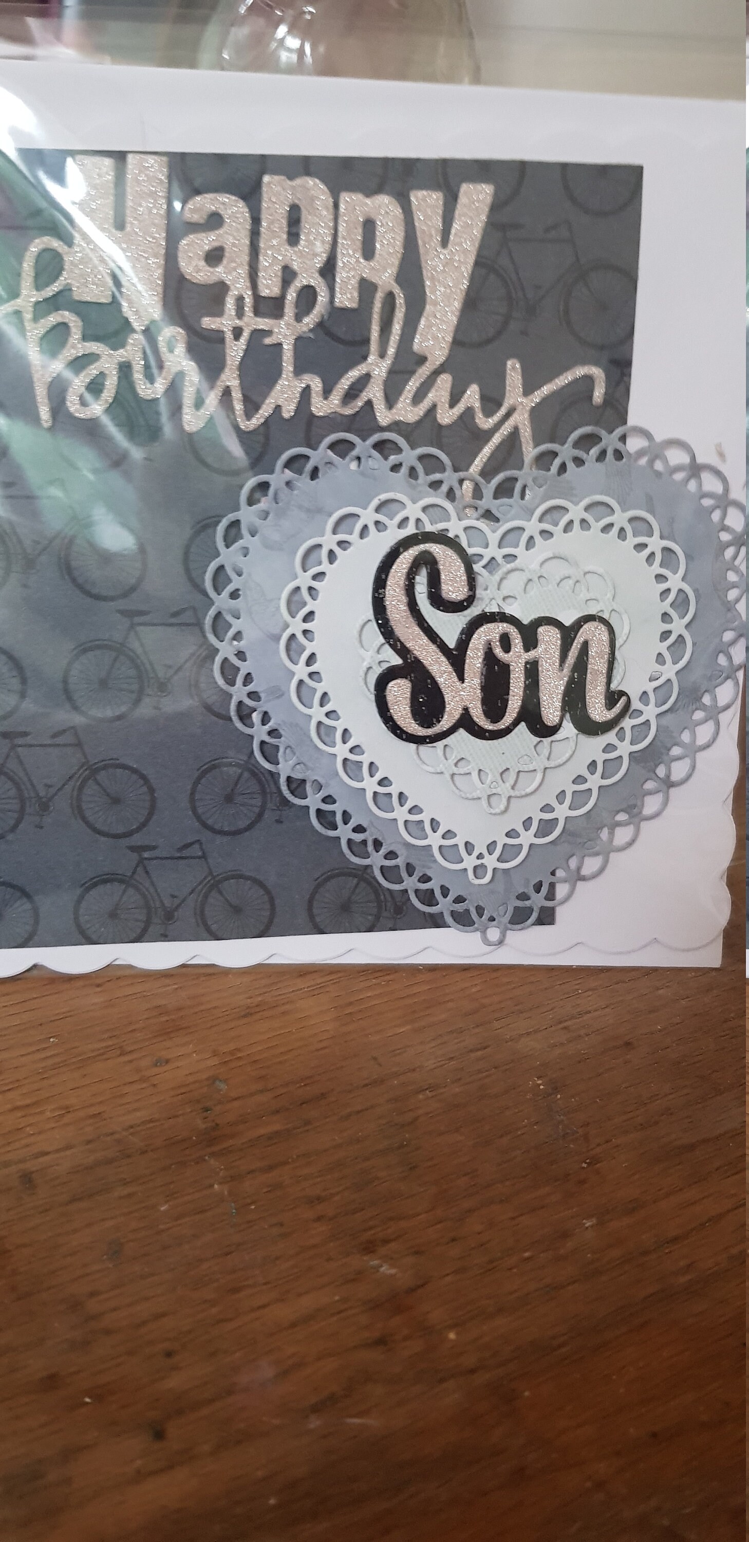 Happy birthday son handmade card. | Etsy