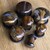 PAIR of Unique Organic Ebony Wood Spiral Tapers/plugs - Gauges 4g (5mm) Thru 0000 (12mm ...