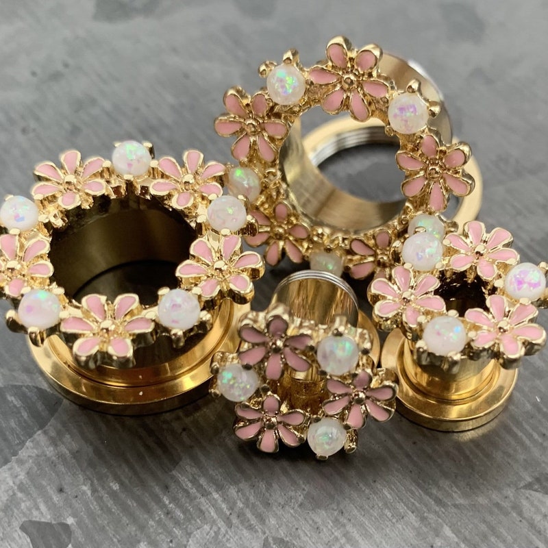 2g Gauges Flower - Etsy