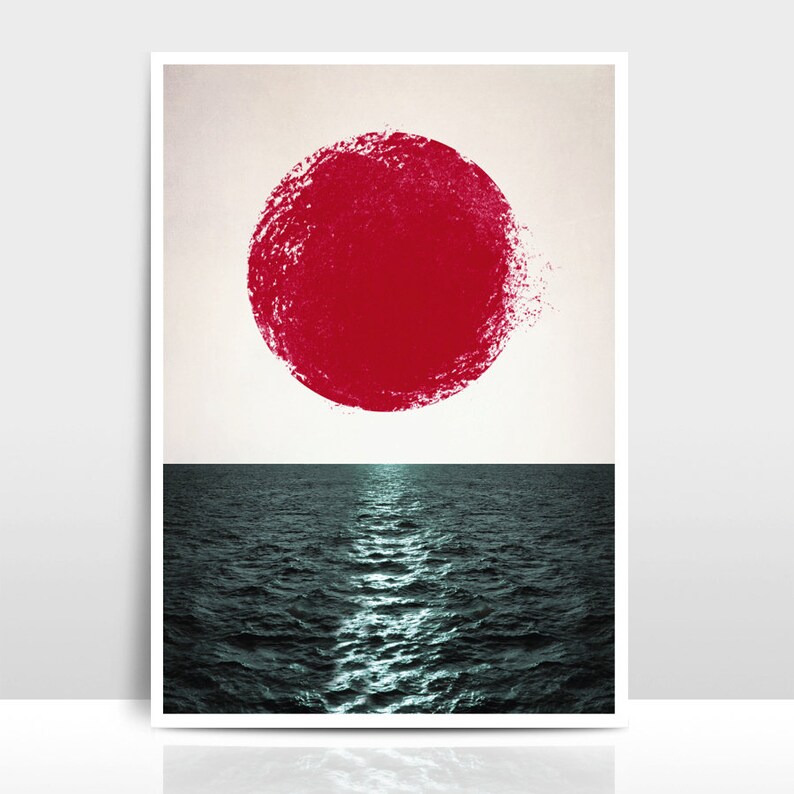 A3 Artprint sunset - Etsy