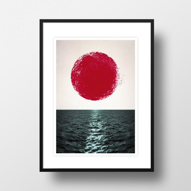 A3 Artprint sunset - Etsy