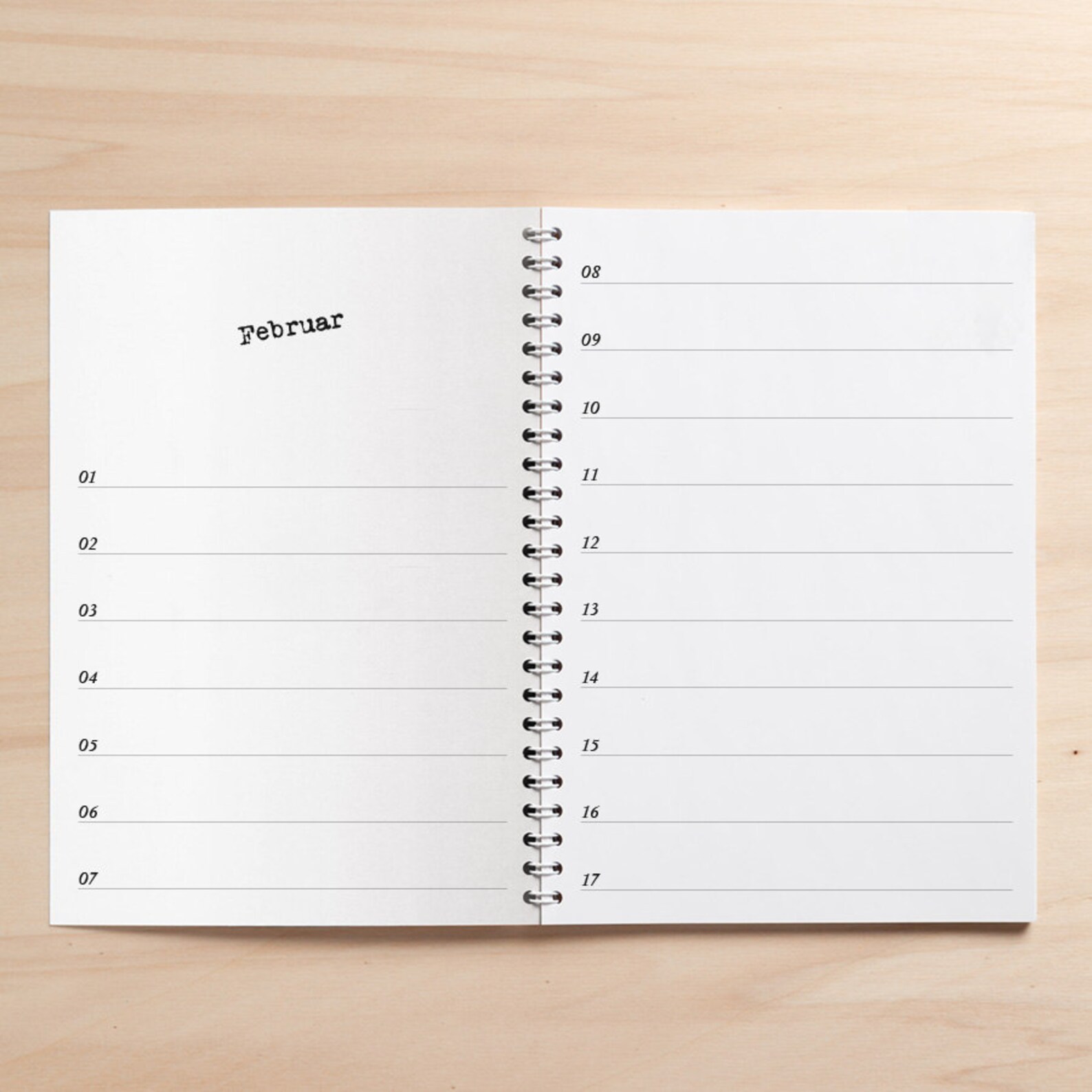 Calendar/diary wonderful Year A5 - Etsy