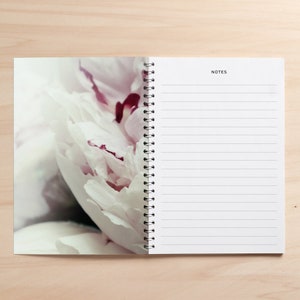 Notebook "notes07 Peonies" A5 - Etsy