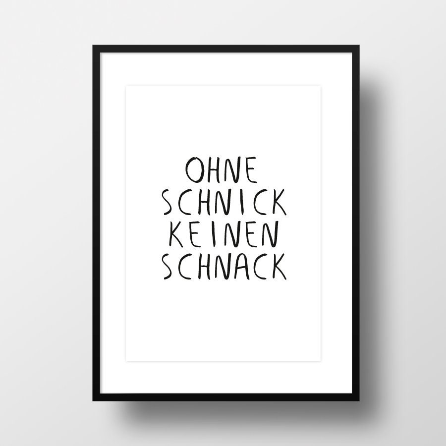 A3 Artprint schnick Schnack - Etsy