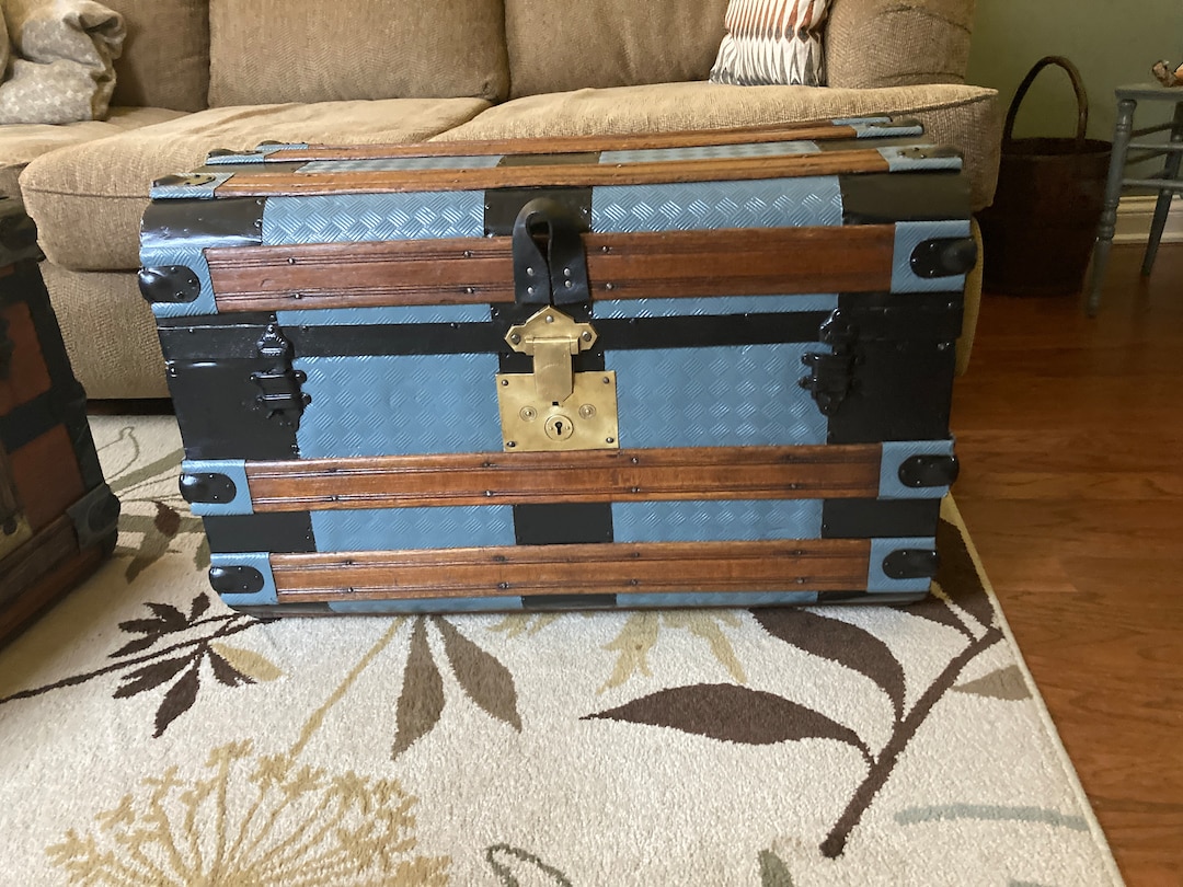 Refurbished Zinc Monitor Trunk From Around 1865-1875 Price Reduced as I ...