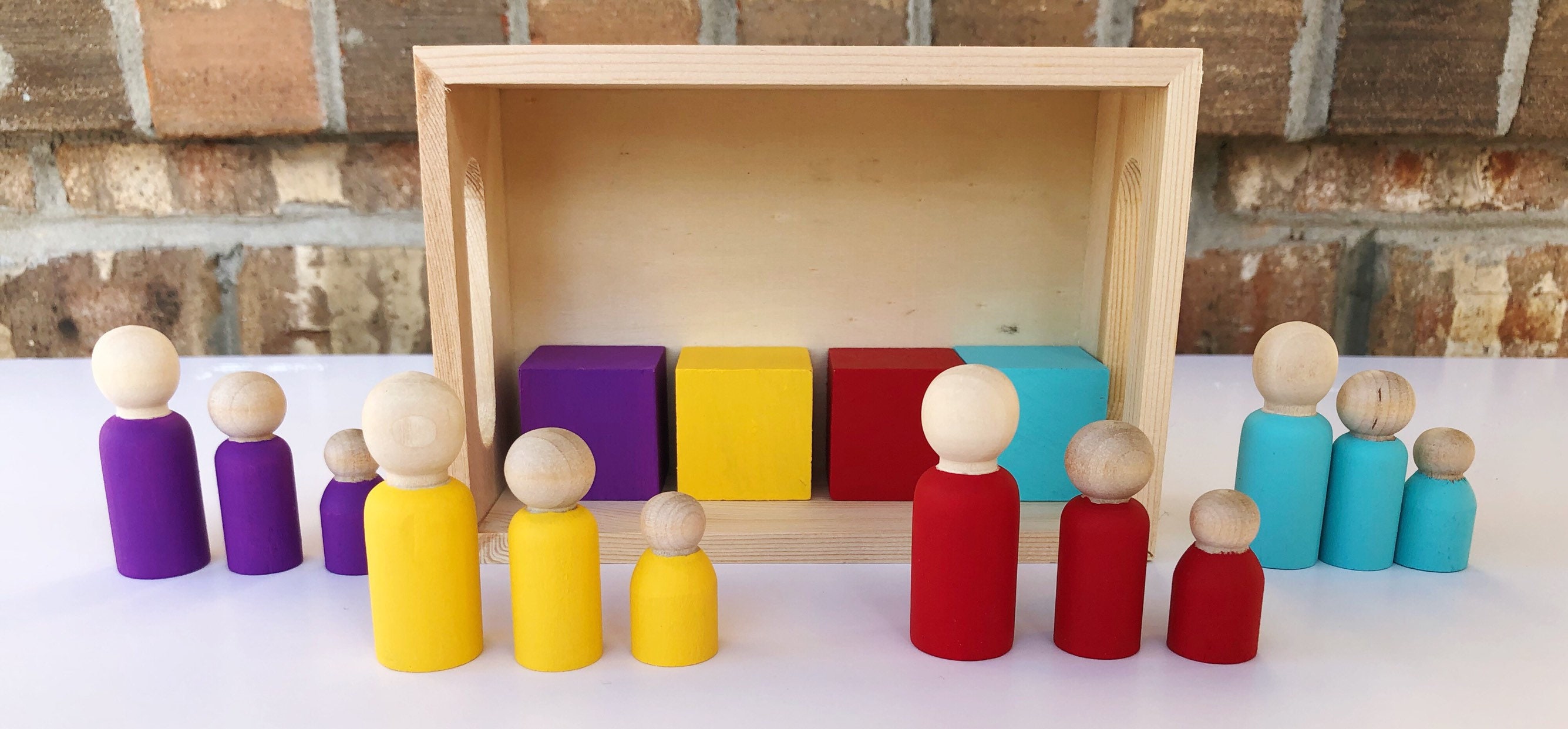 Rainbow Sorting Set - Etsy