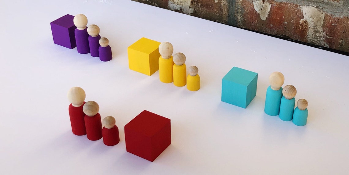 Rainbow Sorting Set - Etsy