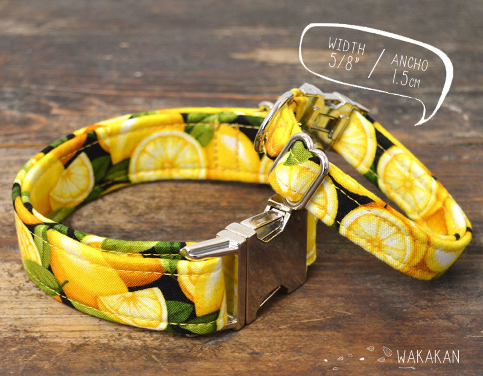Lemon Dog Collar Adjustable Handmade With 100 Cotton Fabric Etsy lemon-dog-collar-adjustable-handmade-with-100-cotton-fabric-etsy