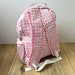 Personalized Kids Pink Gingham Backpack and Lunch Pale, Chenille ...