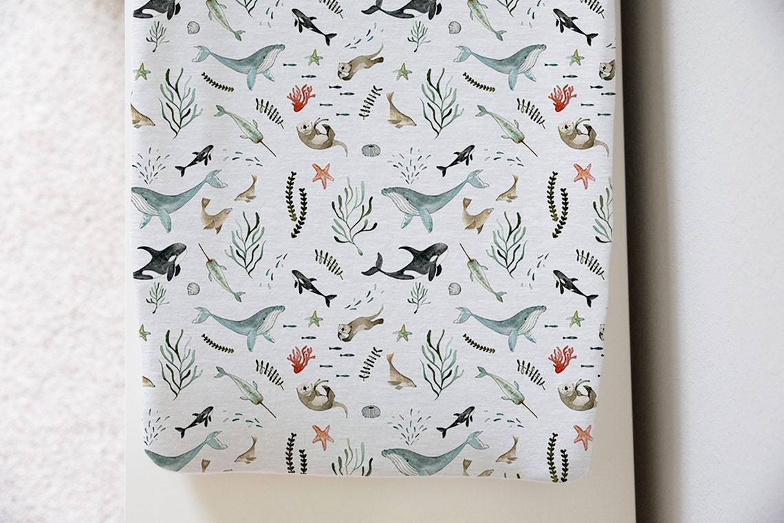 Nursery Bedding - Pacific Ocean - Etsy