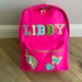 Personalized Kids Nylon Backpack, Chenille Letters, Customize, Back to ...