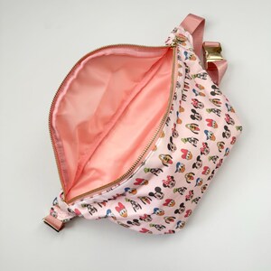 Extra Large Fanny Pack; Disney Character Icon, Nylon, Disneyland ...