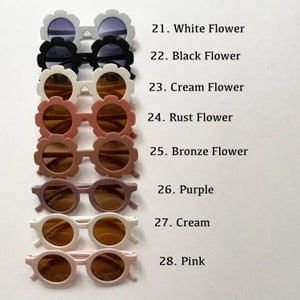 Personalized Sunglasses for Kids, Daisy Glasses, Neutral Glasses ...