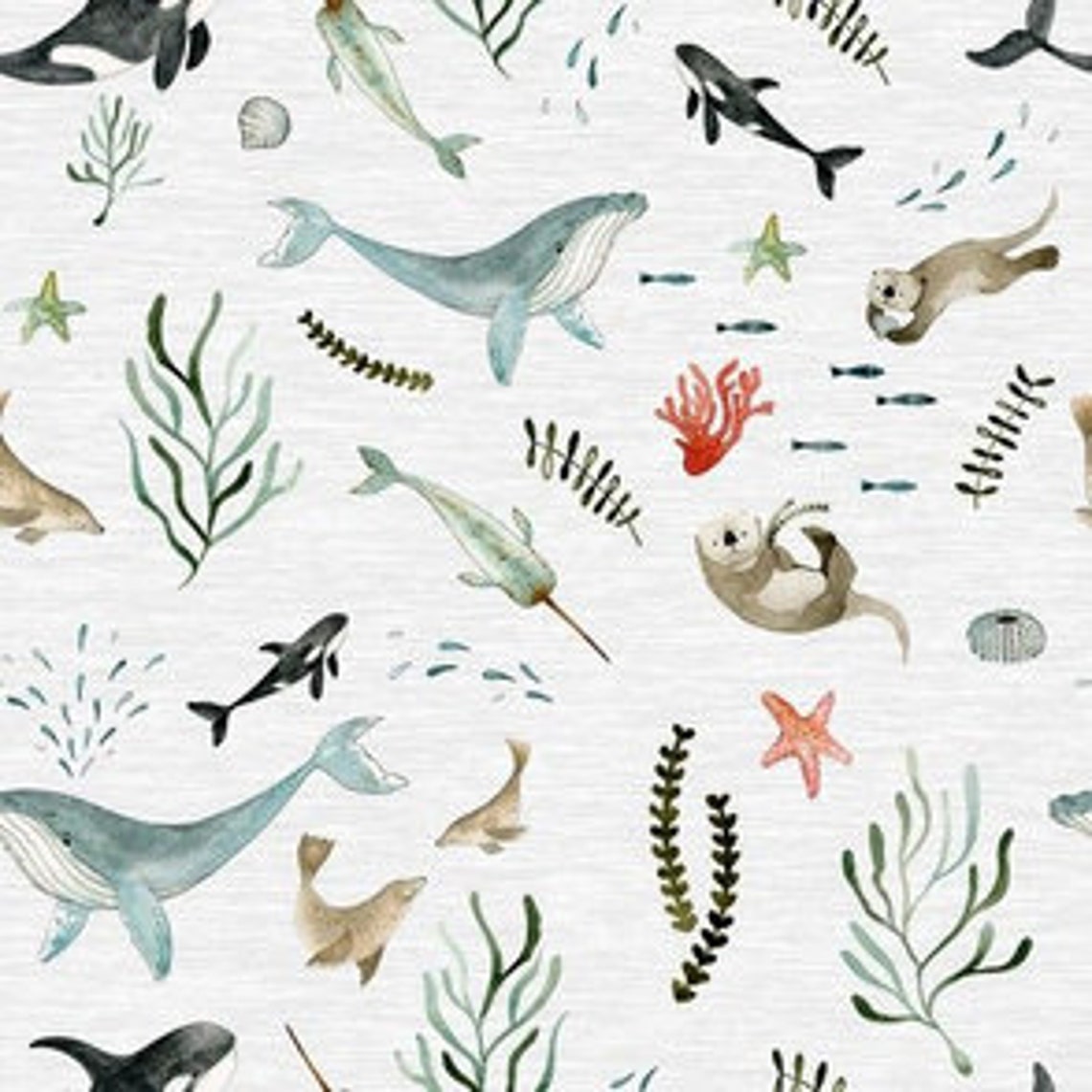 Nursery Bedding - Pacific Ocean - Etsy