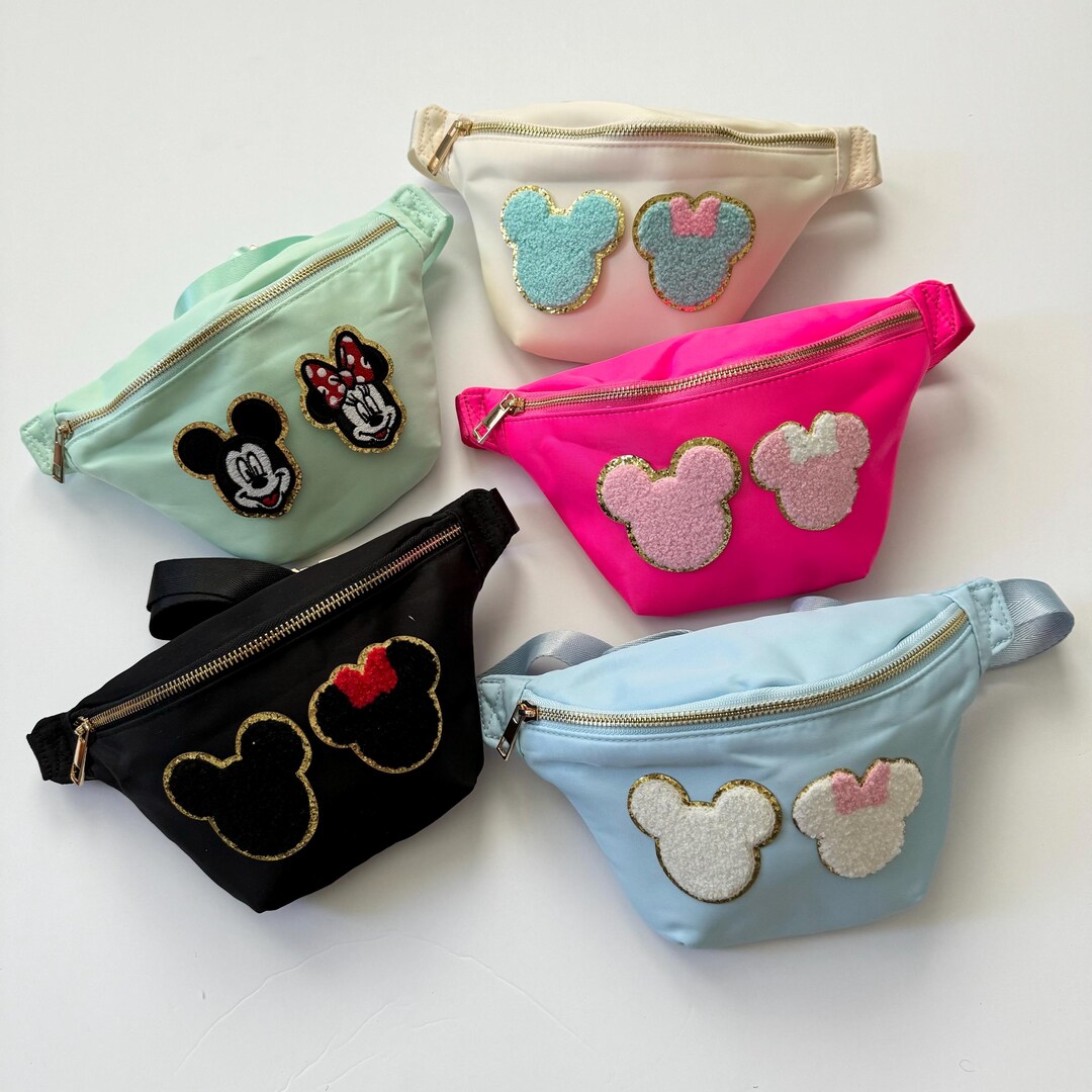 Ready to Ship Disney Fanny Pack; Mickey and Minnie, Nylon, Disneyland ...