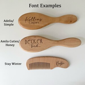 Personalized Baby Brush, Baby Comb, Keepsake, Gift, Detangler Brush ...