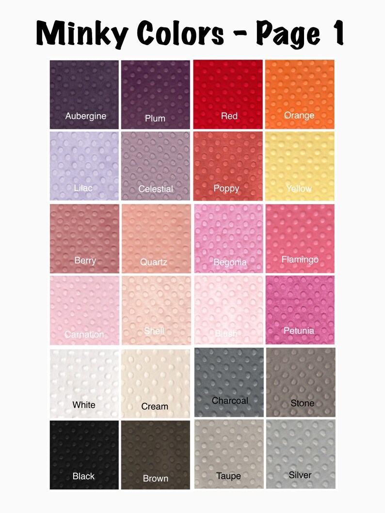 Premium Minky Fitted Crib Sheets ALL COLORS | Etsy