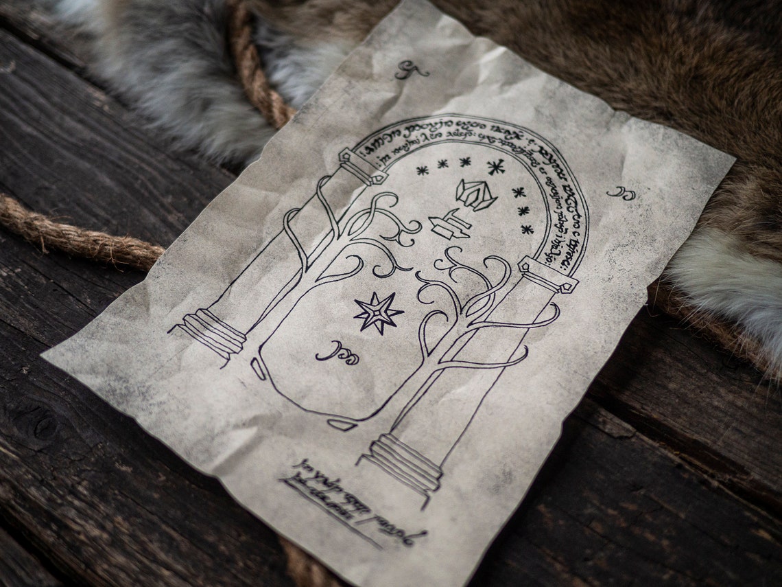 4 Saruman Inspired Pages on A5 Scrolls From the Realm of - Etsy UK