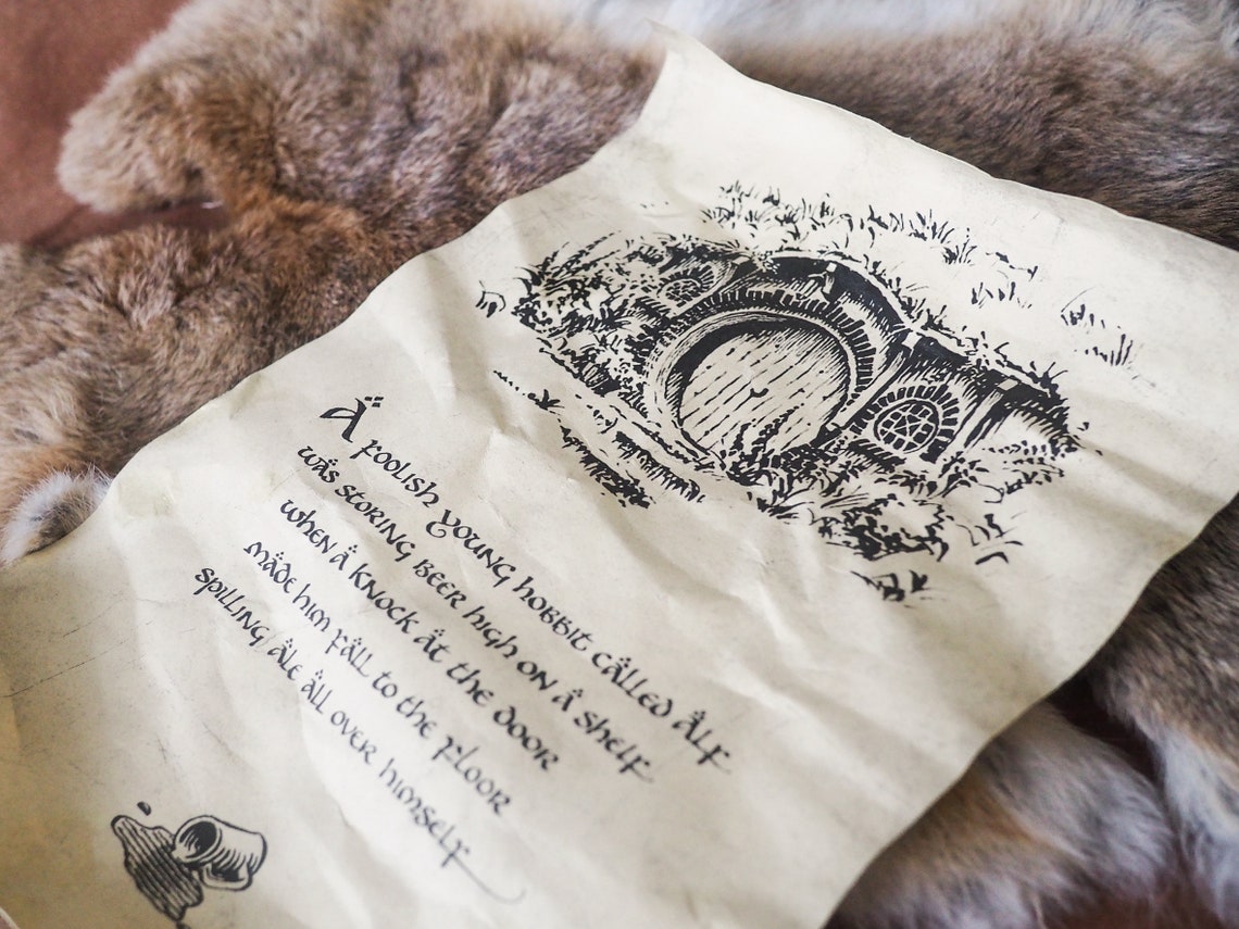 3 Middle Earth Inspired Pages Scrolls From the Realm of | Etsy