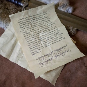3 Gondor Inspired Pages - Scrolls From the Realm of Tolkien - Etsy