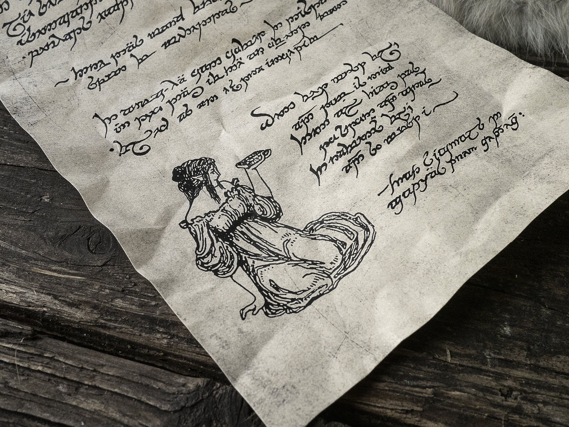 4 Elvish Rivendell Inspired Pages on A5 - Scrolls From the Realm of ...
