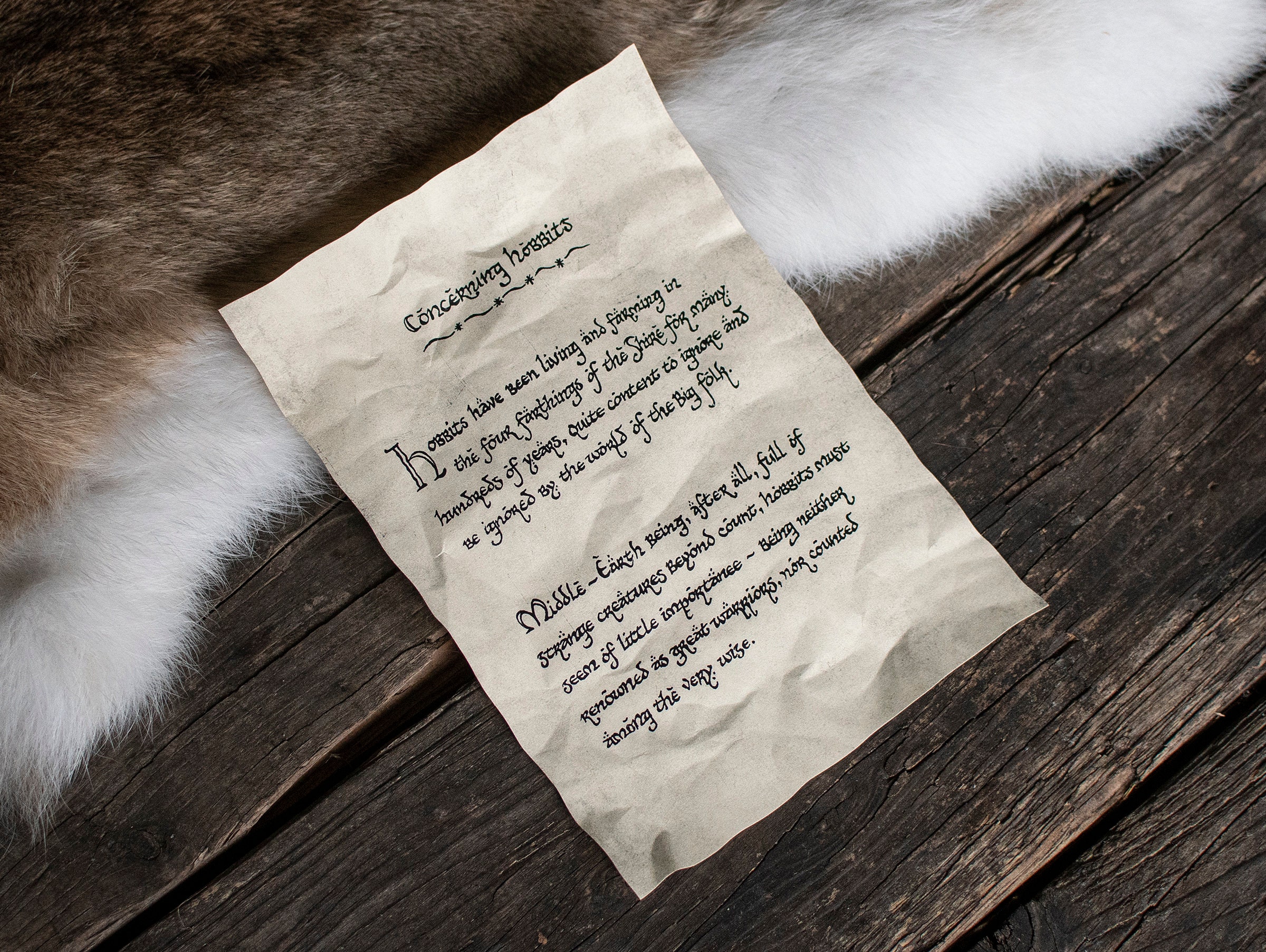 4 Book of Westmarch Inspired Pages Set II on A5 Scrolls From | Etsy