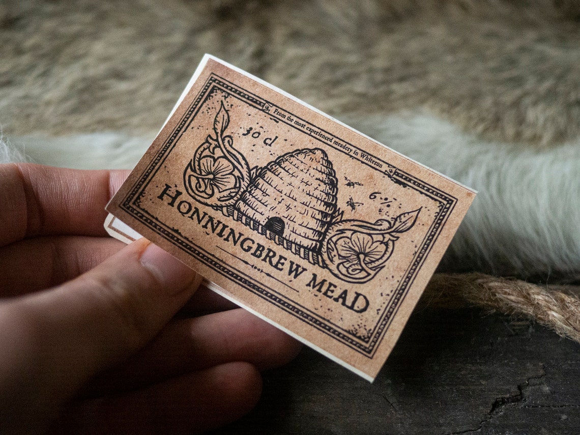 3 Skyrim Beverages Stickers Skooma Honningbrew and - Etsy