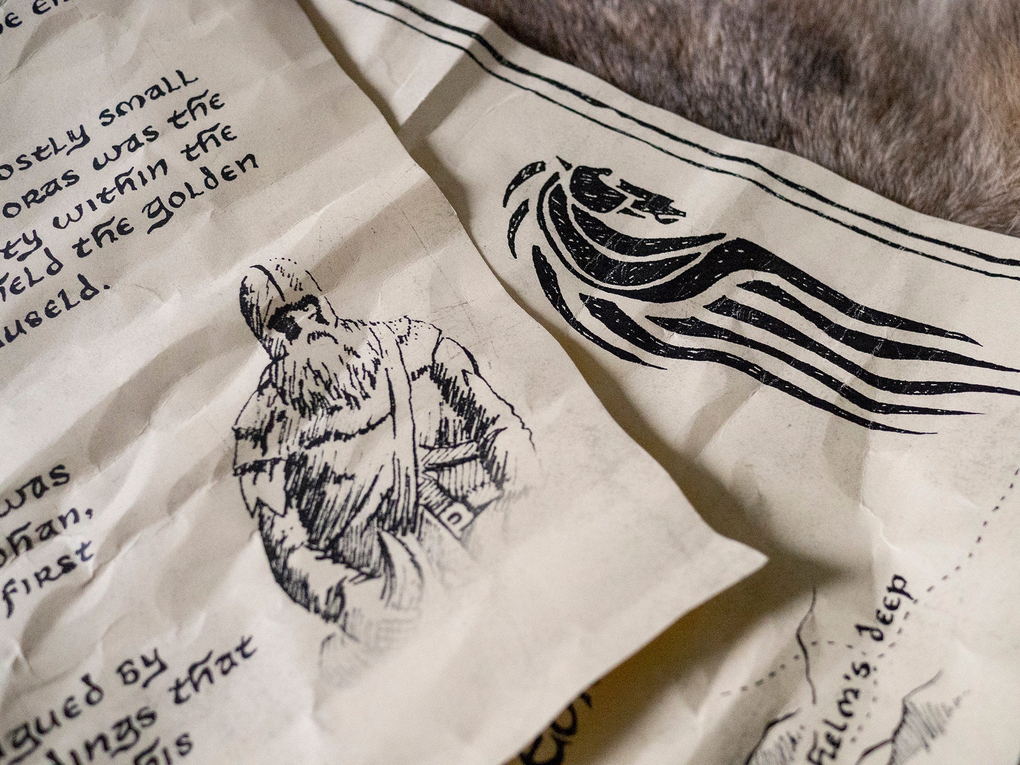 3 Rohan Inspired Pages Scrolls from the Realm of Tolkien | Etsy