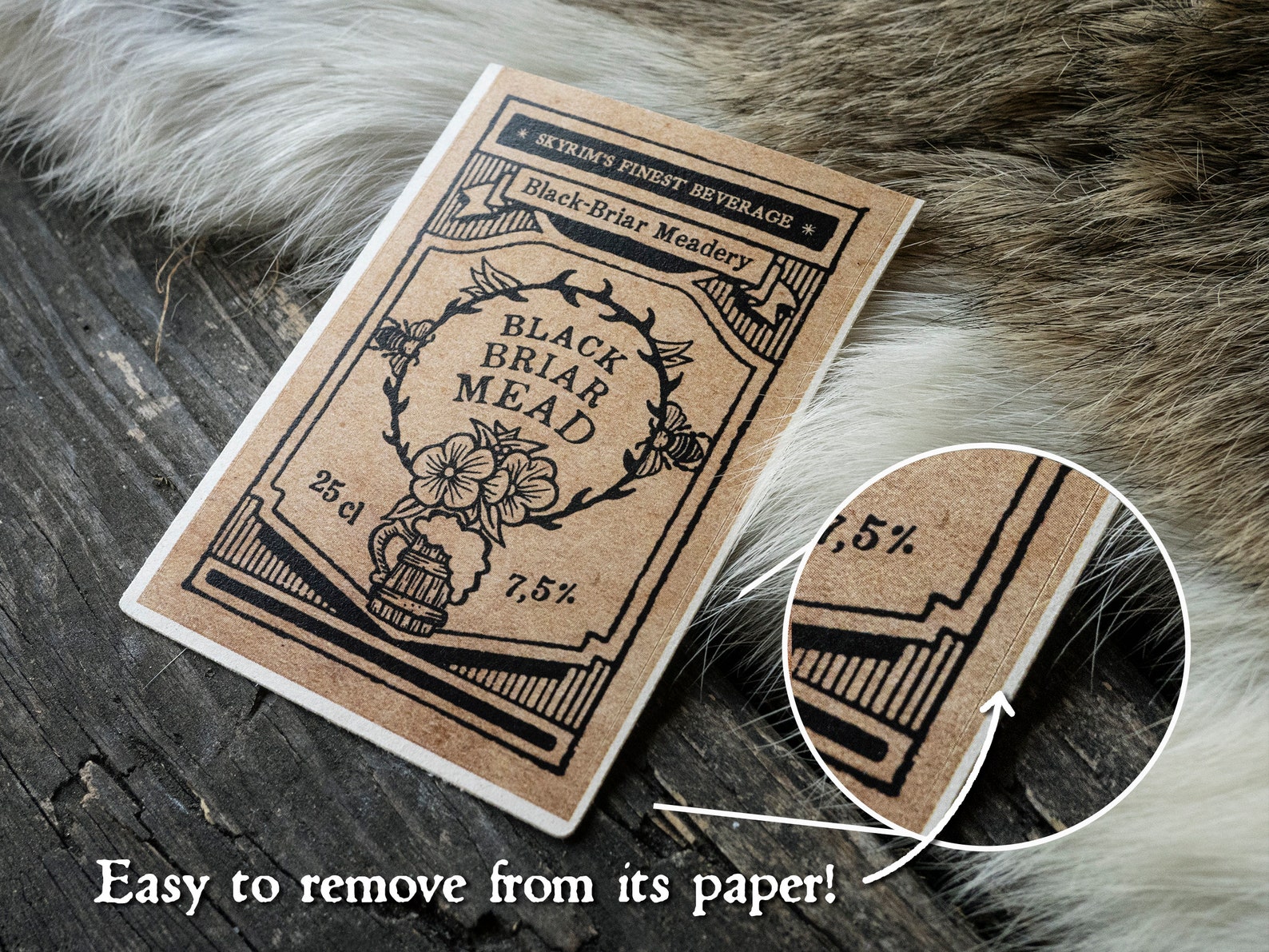 3 Skyrim Beverages Stickers Skooma Honningbrew and - Etsy