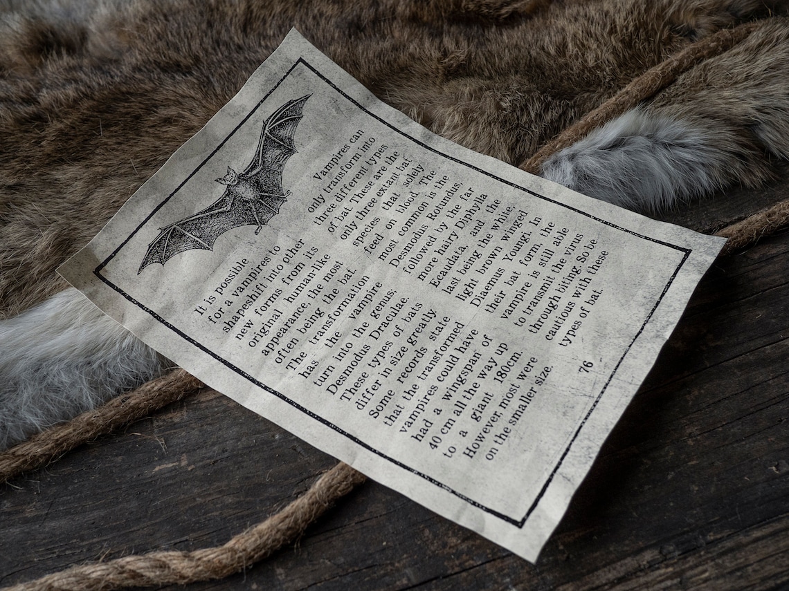 4 Vampire Mythology Lore Pages - 17th Century Eastern European Folklore ...