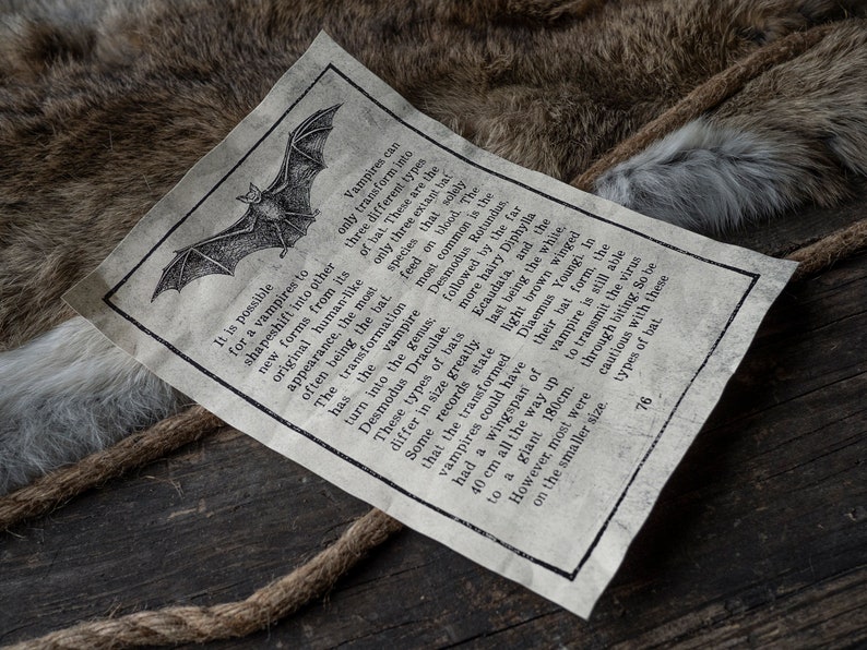 4 Vampire Mythology Lore Pages - 17th Century Eastern European Folklore ...