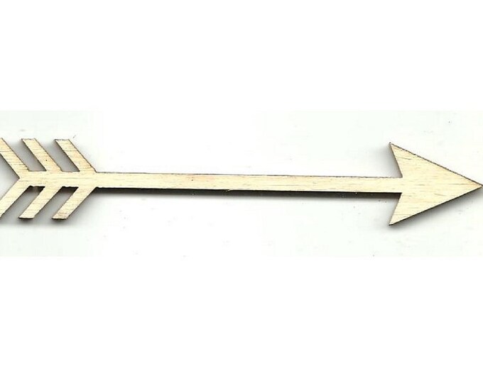 Arrow Laser Cut Out Unfinished Wood Shape Craft Supply ARW8 | Etsy