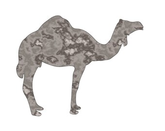Camel cut out | Etsy
