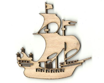 Wood pirate ship | Etsy