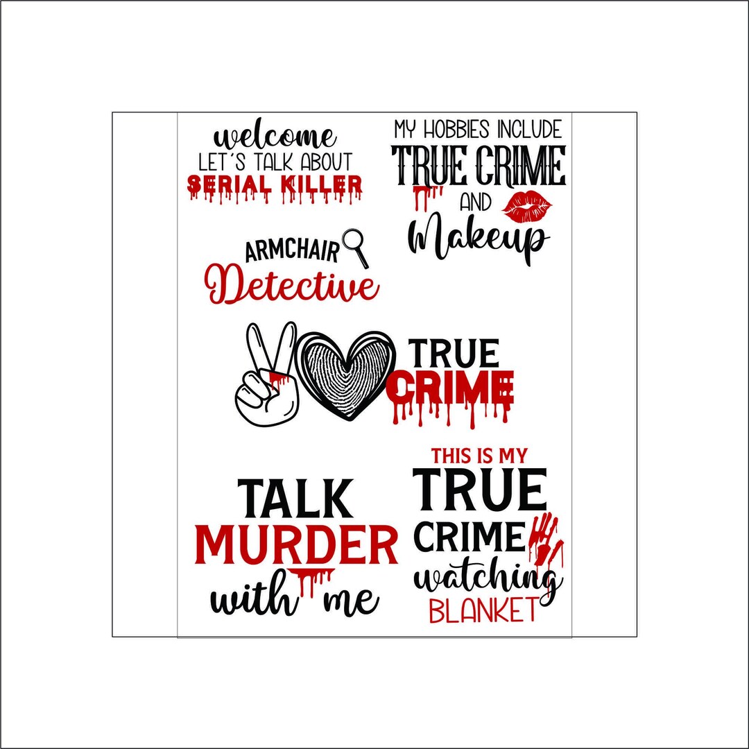 Crime Stickers Laptop Sticker, Funny Sticker, Laptop Decal, Tumbler ...