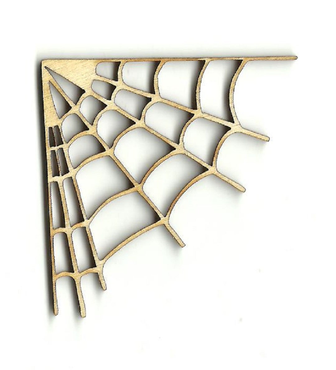 Spider Web Laser Cut Out Unfinished Wood Shape Craft Supply - Etsy