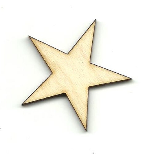 Star Laser Cut Out Unfinished Wood Shape Craft Supply BSC18 - Etsy