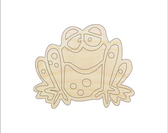 10x Wooden Red Eyed Tree Frog Craft Shapes 3mm Plywood Rainforest ...