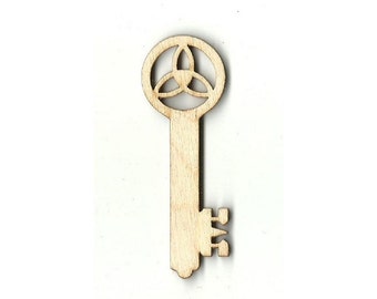 5 Wood Key Shape Wooden Key Shape Wood Skeleton Key Laser - Etsy