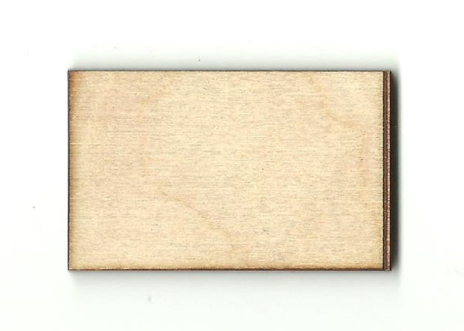 Rectangle Laser Cut Out Unfinished Wood Shape Craft Supply - Etsy