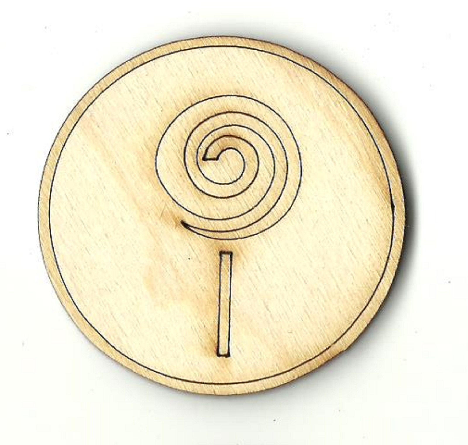 Lollipop Laser Cut Out Wood Shape Craft Supply Woodcraft Cutout ...