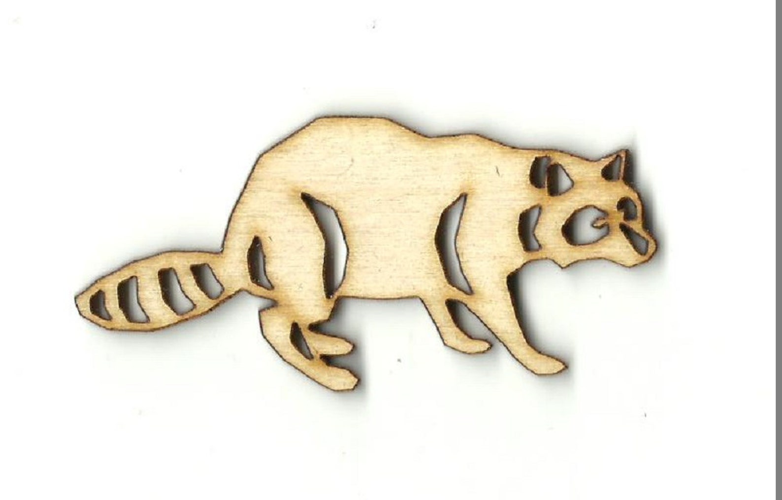 Raccoon Laser Cut Out Unfinished Wood Shape Craft Supply - Etsy